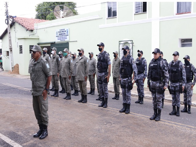 Força Tática da 1ª CIA do 23º BPM de Valença do Piauí divulgou dados ...